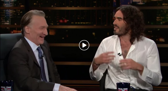 Russell Brand and Bill Maher Real Connection